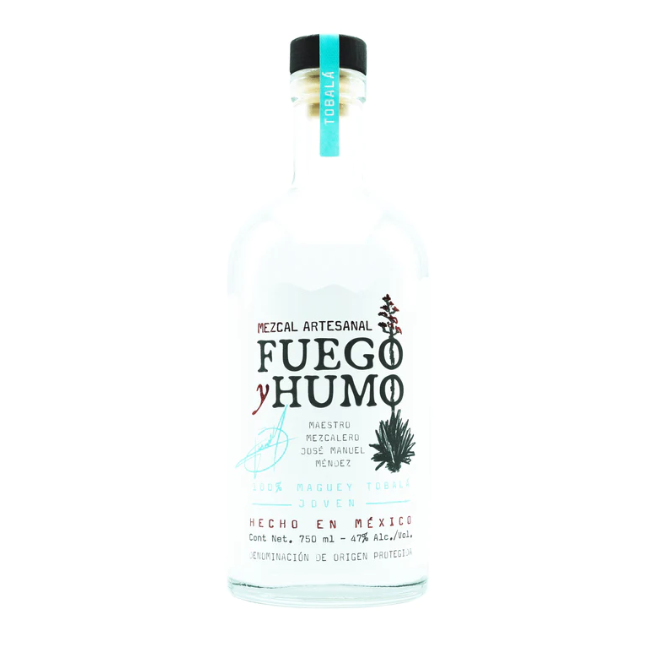 Fuego y Humo Mezcal Artesanal Tobalá Joven 750ml – San Francisco ...